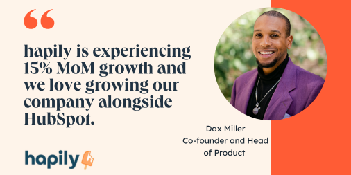 HubSpot App Partner hapily Case Study